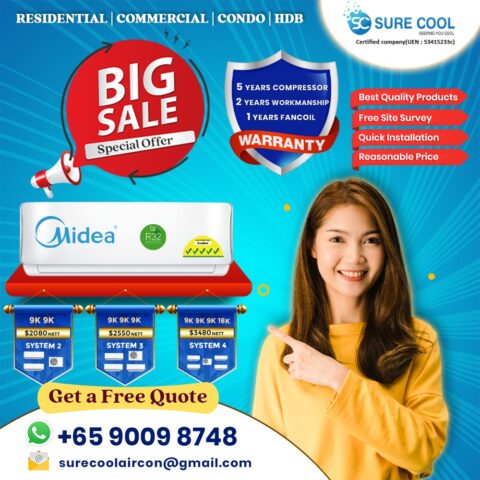 Midea Aircon | Midea Aircon Promotion Singapore