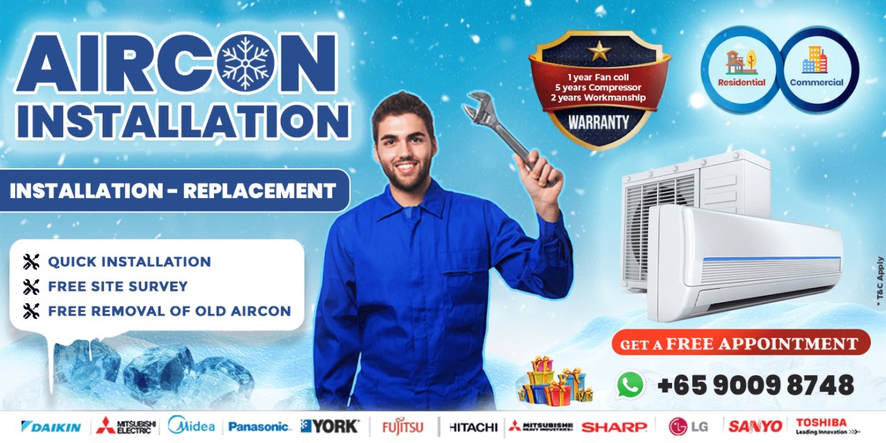 Best Aircon Installation in Singapore | Get Free Site Survey
