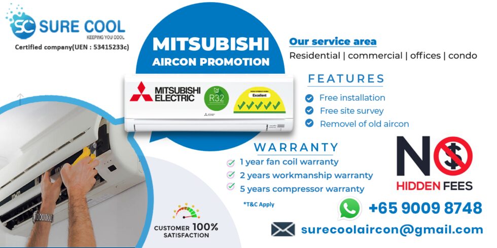 Mitsubishi Aircon Promotion Singapore | Check price
