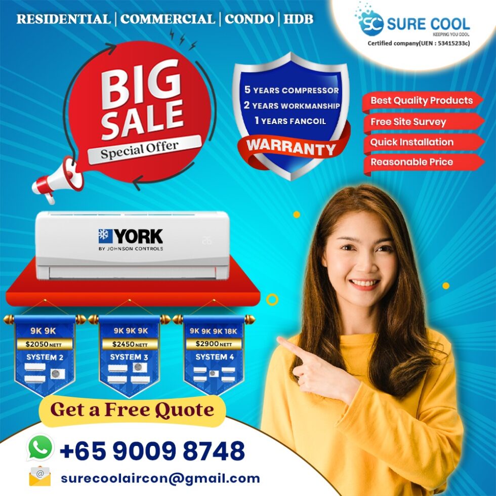 Aircon Promotion Singapore 2023 | View offers - Surecool Aircon